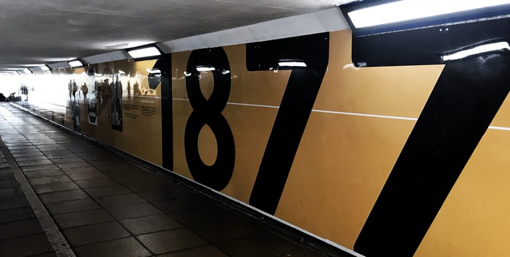 Molineux subway graphics | Synaxis Design Consultancy